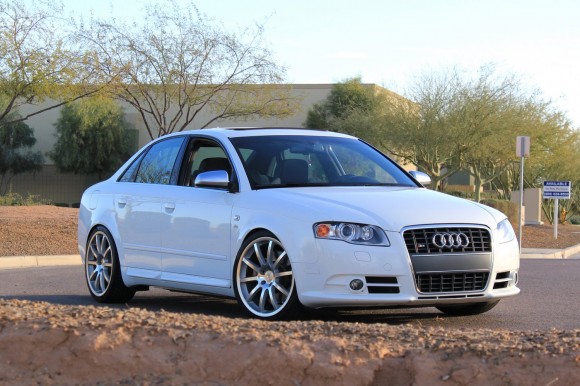 3 Audi Photoshoot: White B7 S4 Sedan, White B6 S4 Cabriolet & My B7 A4 ...
